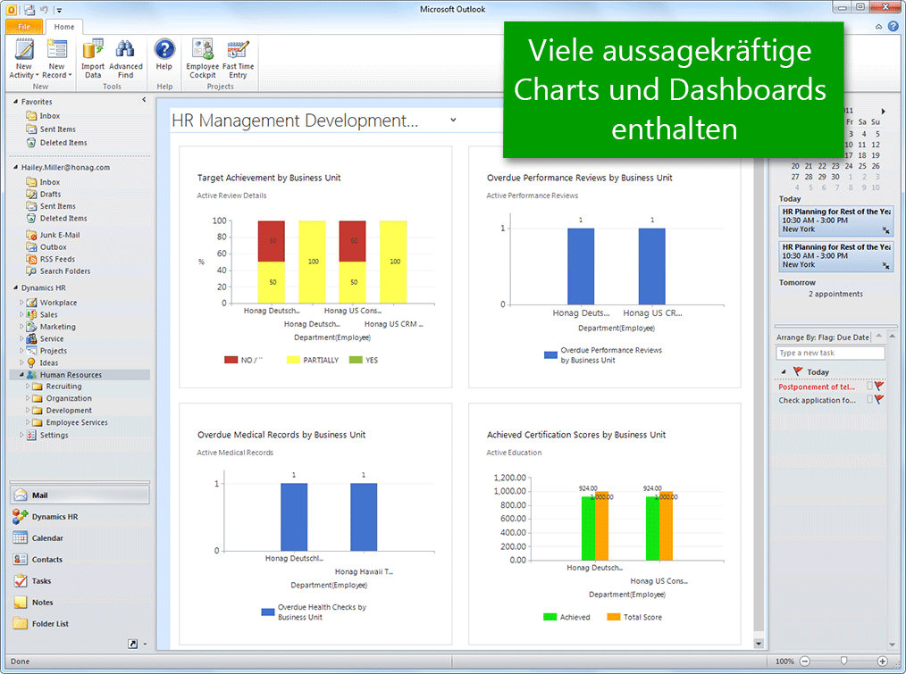 Feature Overview HR Management in Microsoft Dynamics 365