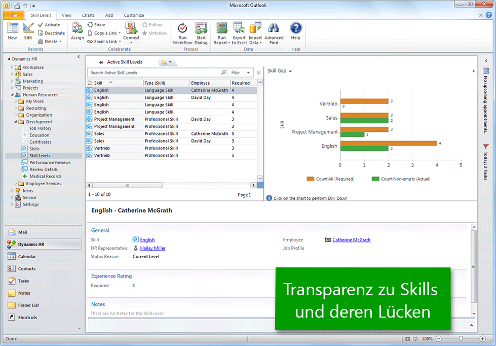 Feature Overview HR Management in Microsoft Dynamics 365