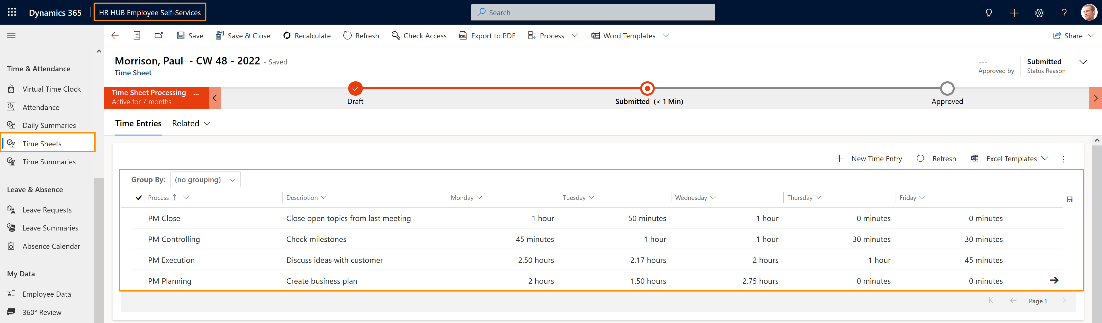 HR For Dynamics TIme Attendance Create Projects To Track Work Time HR For Dynamics TIme Attendance Create Projects To Track Work Time